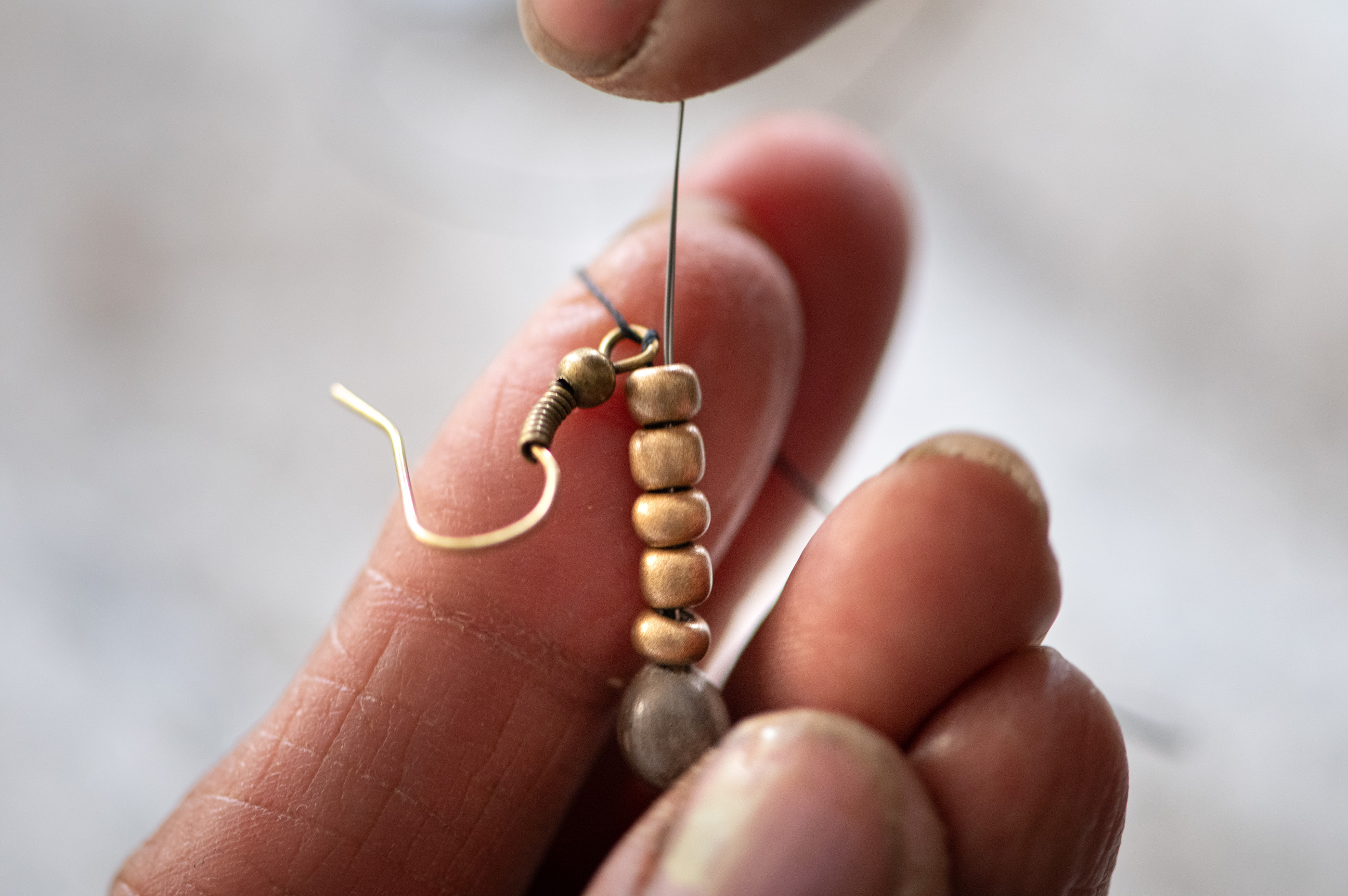 Make DIY Hoop Earrings with Coix Lacryma-Jobi - Brooklyn Botanic Garden